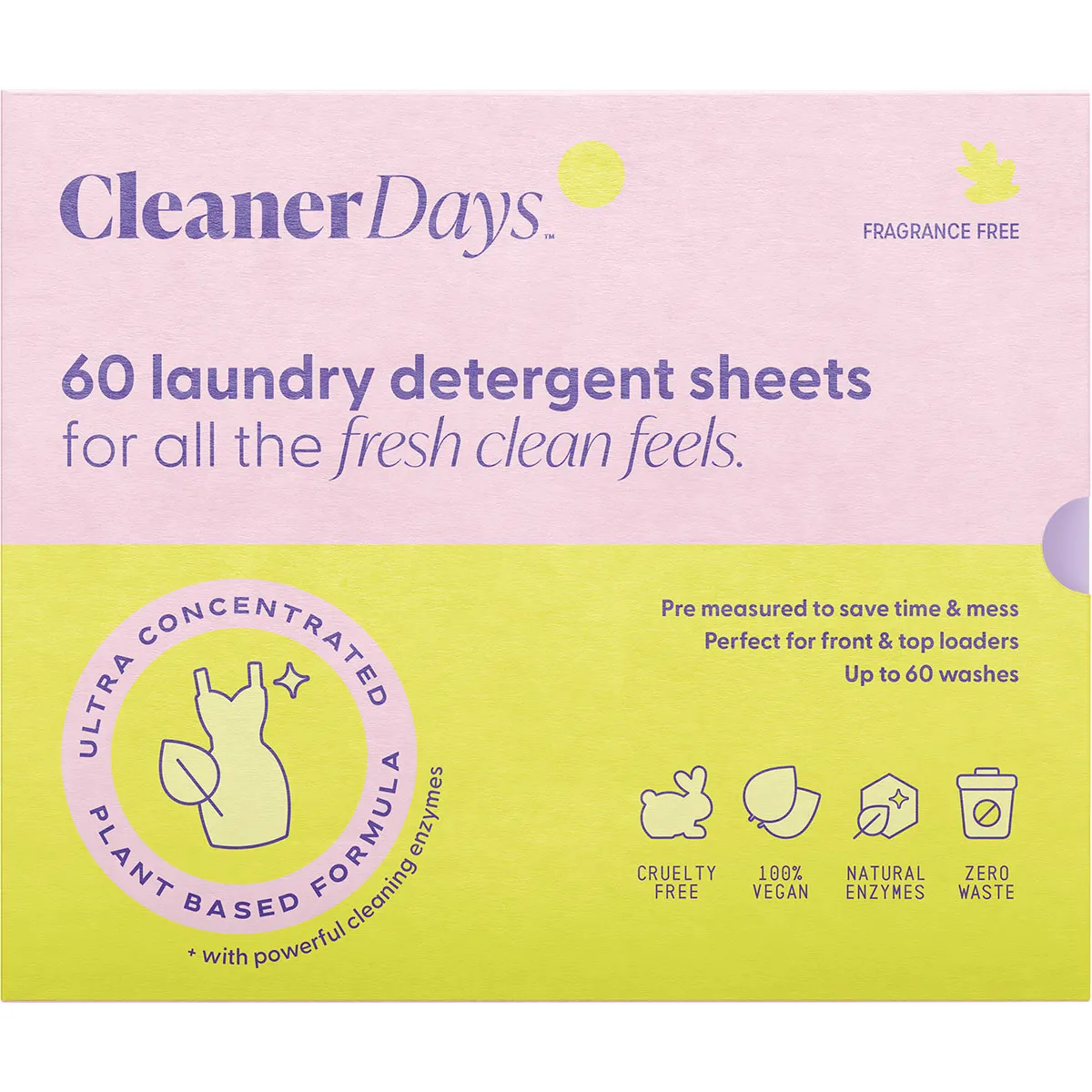 Laundry Detergent Sheets - Fragrance Free – Healthy Focus
