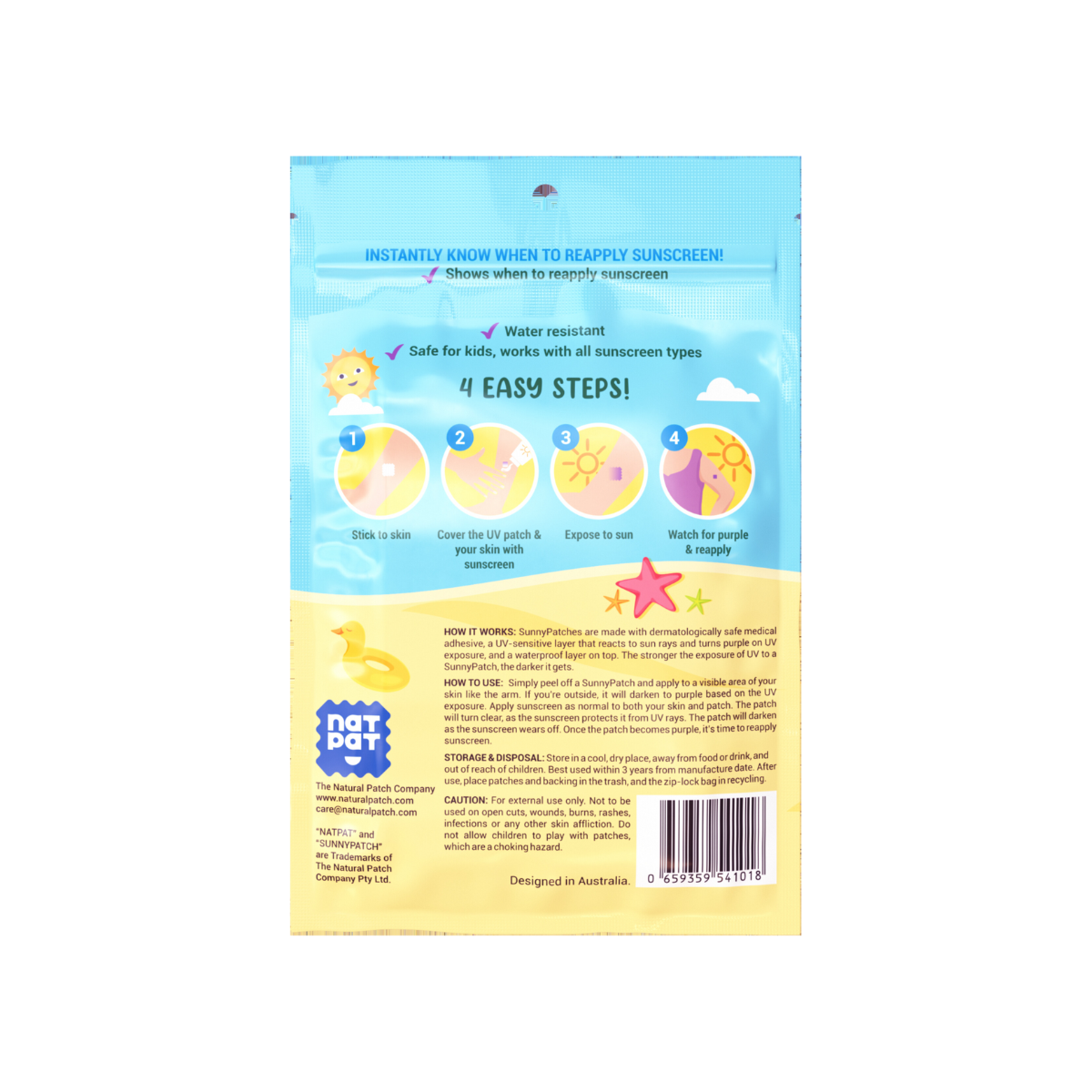 Sunny Patch - 24 UV Patches – Healthy Focus